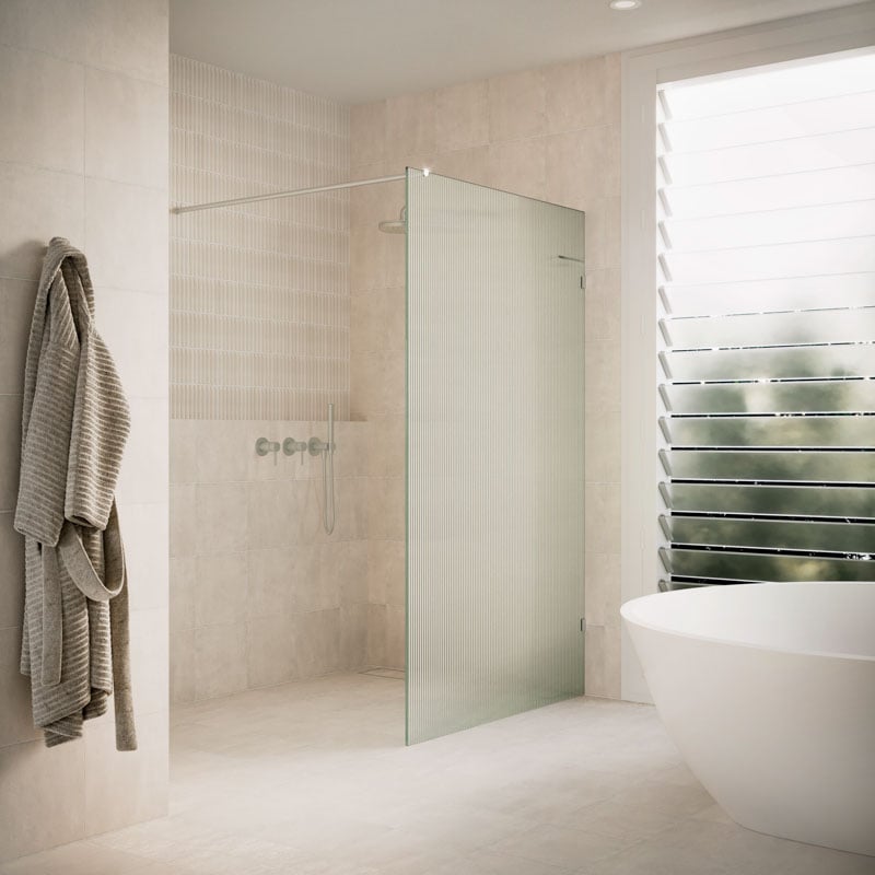 Choosing between Clip vs. Channel Fixed Frameless Showerscreen Panels - Stegbar